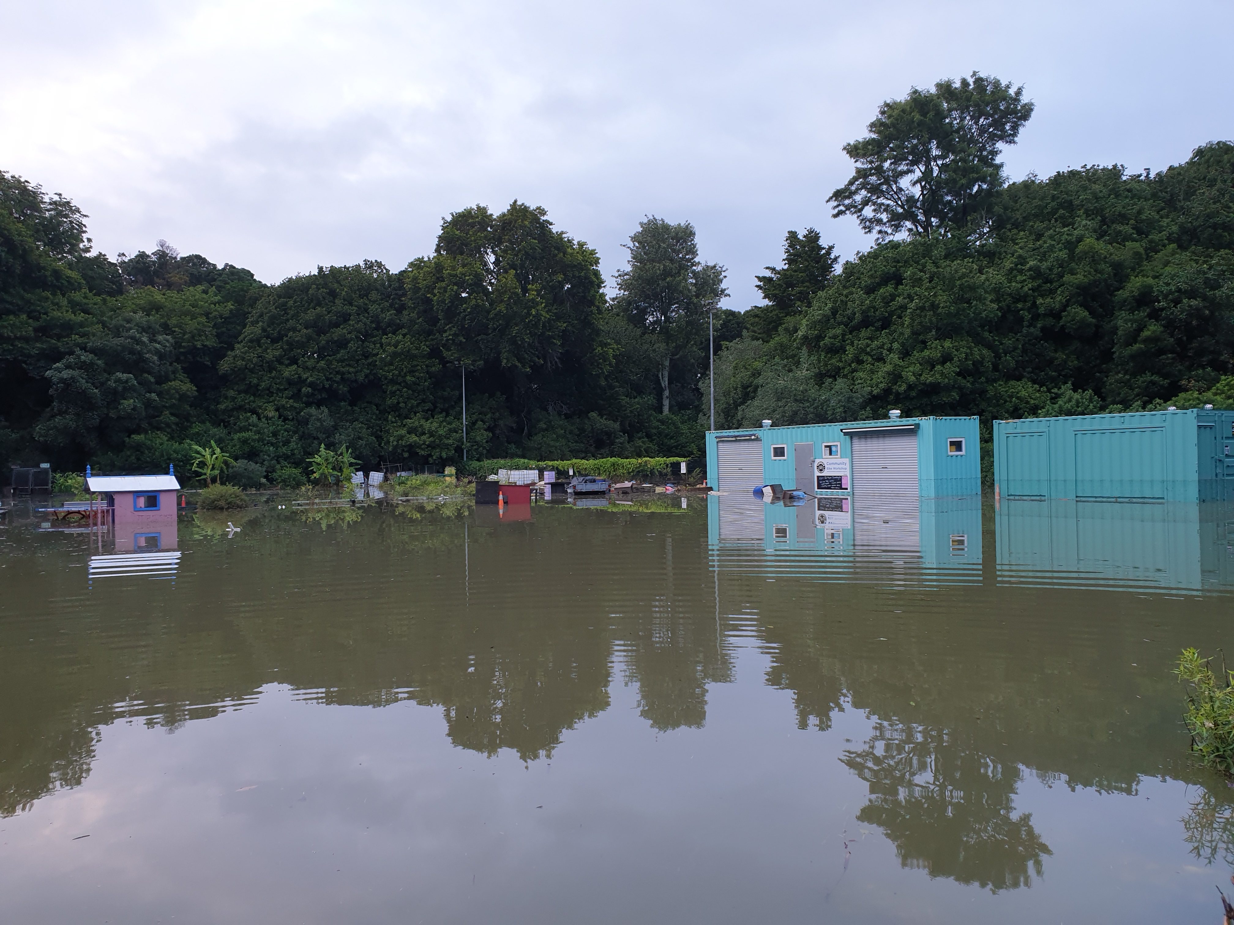Auckland Flooding Soaks Hives and Club HQ - Don Buck Honey